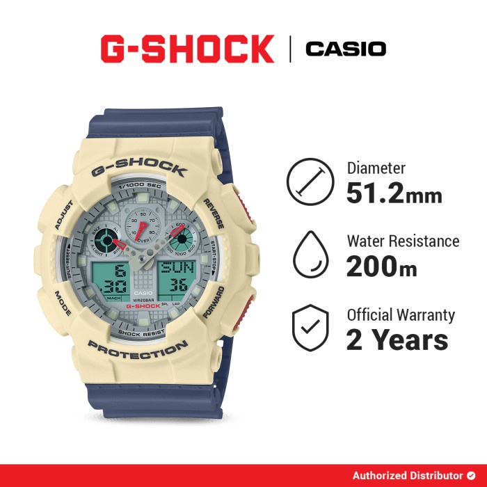 Jual [READY INSTANT] G-Shock Jam Tangan Pria GA-100PC-7A2DR Digital ...