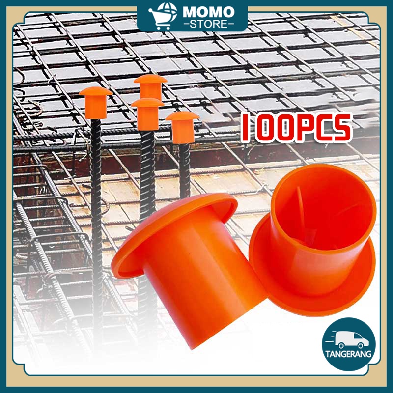 Jual 100 Pcs Jamur Tutup Rebar Tutup Keselamatan Plastik Tutup Rebar ...