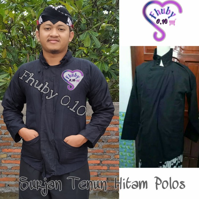 Jual Surjan Tenun Hitam / Surjan Hitam / Baju Adat Nusantara | Shopee ...