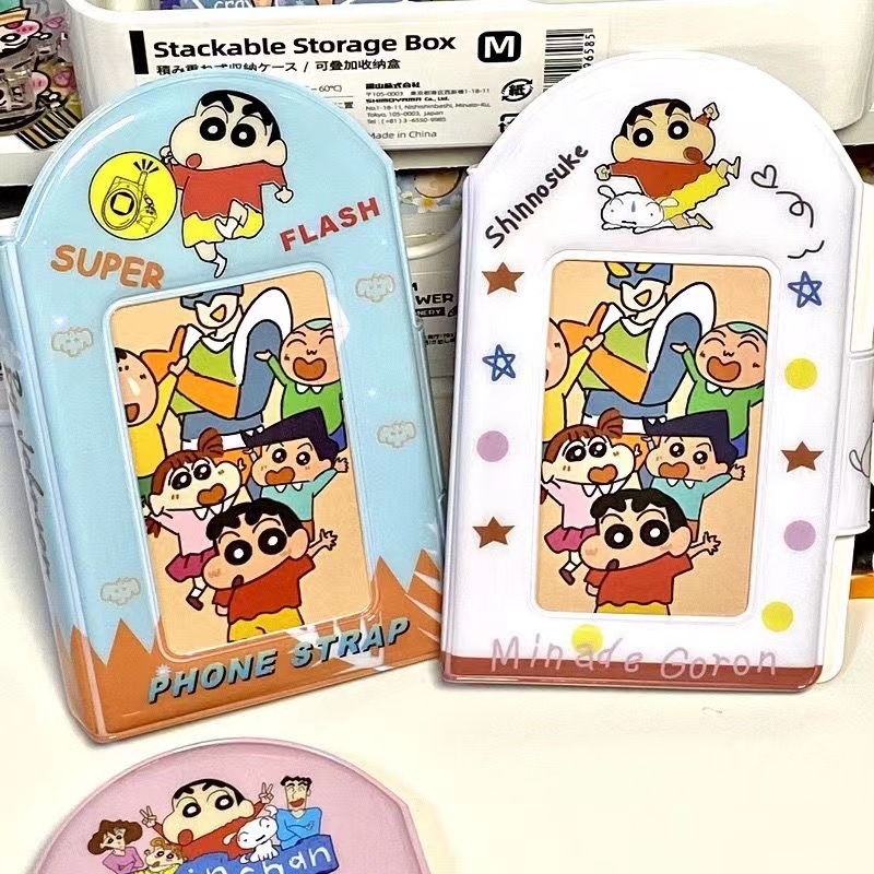 Jual 32 Kantong Krayon Lucu Shin-chan 3 Inch Album Foto Kartun ...