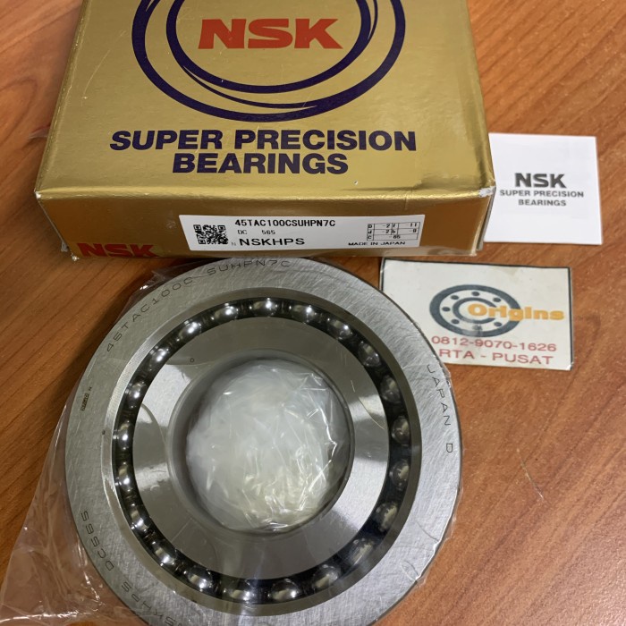 Jual BEARING 45TAC100CSUHPN7C NSK ORIGINAL JAPAN 45 TAC 100 best deal | Shopee Indonesia
