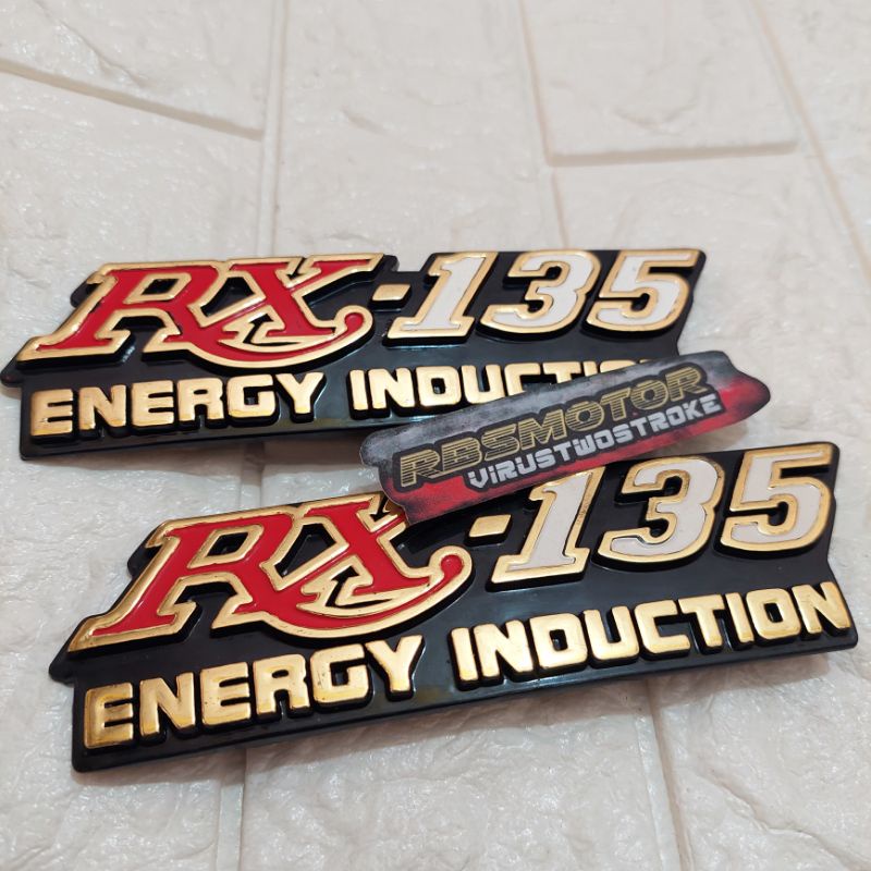 Jual emblem rxking emblem rxk emblem rx135 langka emblem yamaha rx ...