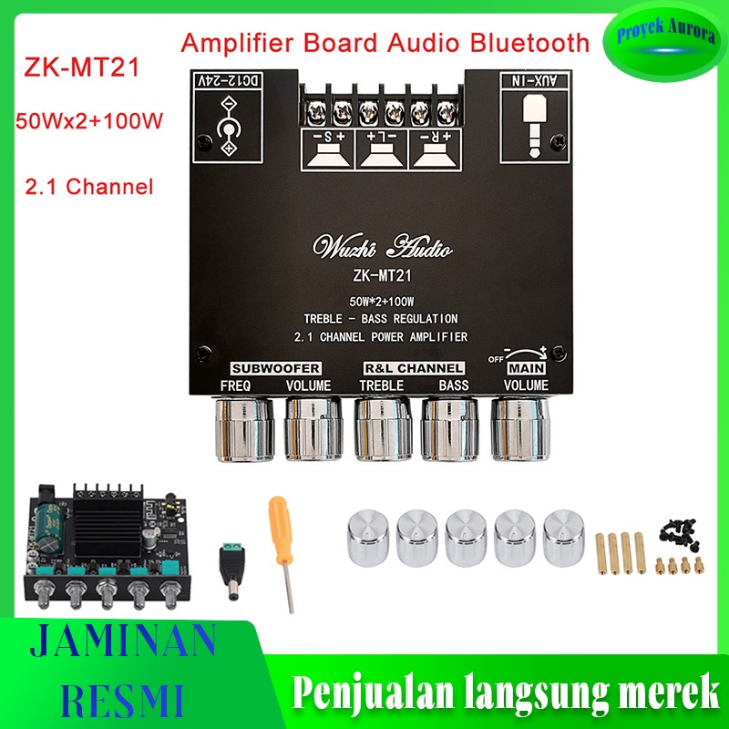 Jual 【Flash Sale!!!】ZK-MT21 Audio Amplifier Board 160Wx2+220W 2.1 Channel Digital Power ...