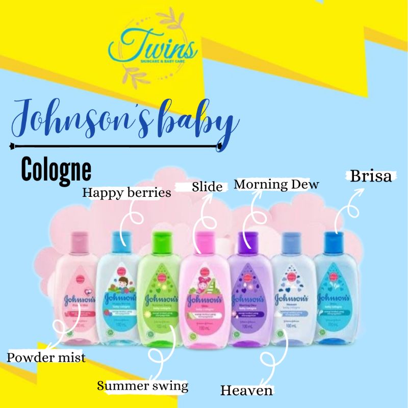 Jual JOHNSON'S BABY COLOGNE |BRISA |HEAVEN| MORNING DEW| SLIDE |SUMMER ...