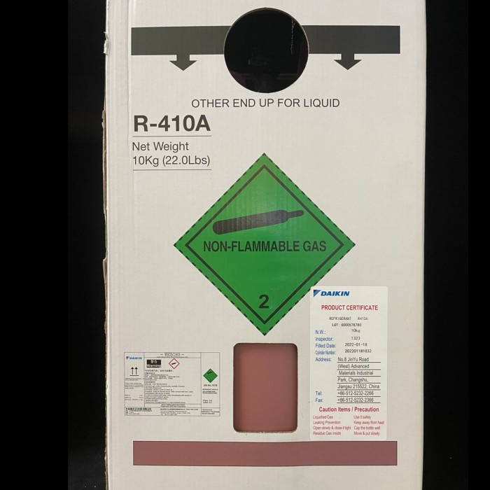 Jual Freon refrigerant R410A Daikin / Freon R 410 A Daikin / Freon R ...
