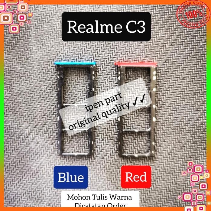 Jual Slot Sim Tray C3 Realme Original Simtray Lock Tempat Kartu Card ...
