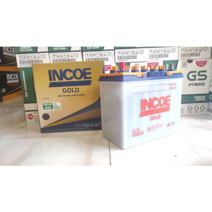 Jual Cod - Aki Mobil Suzuki Apv -Swift -Escudo Lama Incoe Gold Ns60 Aki Basah 45A Kode 038 ...