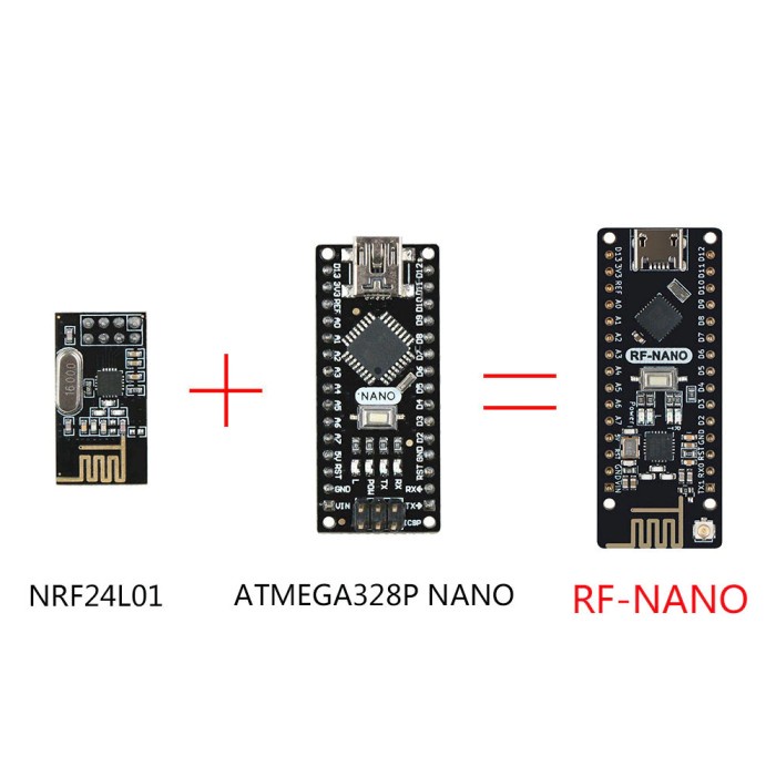 Jual Rf-Nano For Arduino Nano V3.0 Atmega328P Integrate Nrf24L01 ...