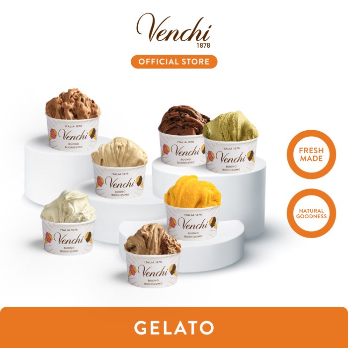 Jual Venchi - Gelato Mix Flavours Premium Italian Dessert 750gr ...