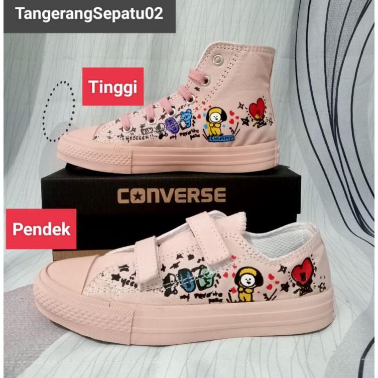 Jual (FLASH SALE) 28-36 SEPATU CONVERSEE MODEL TINGGI & PENDEK SEPATU ...