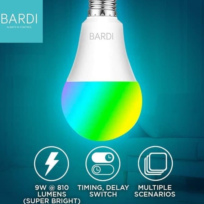 Jual Lampu LED 9 Watt ( BARDI SMART BULB ) Bohlam Pintar | Shopee Indonesia