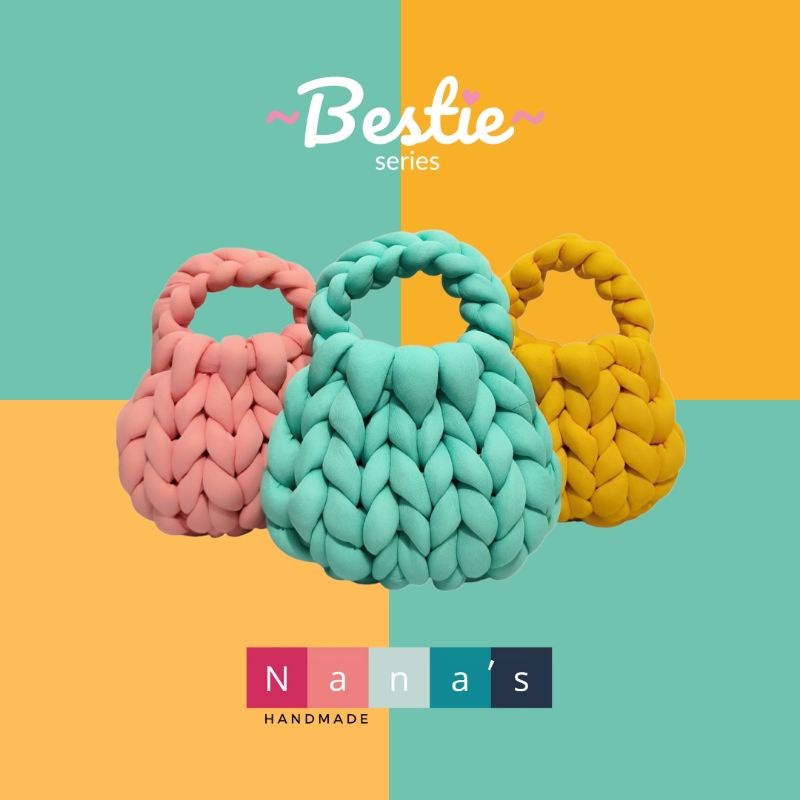 Jual Tas Chunky - Tas handbag - Tas Korea Rajut - tas jinjing wanita ...