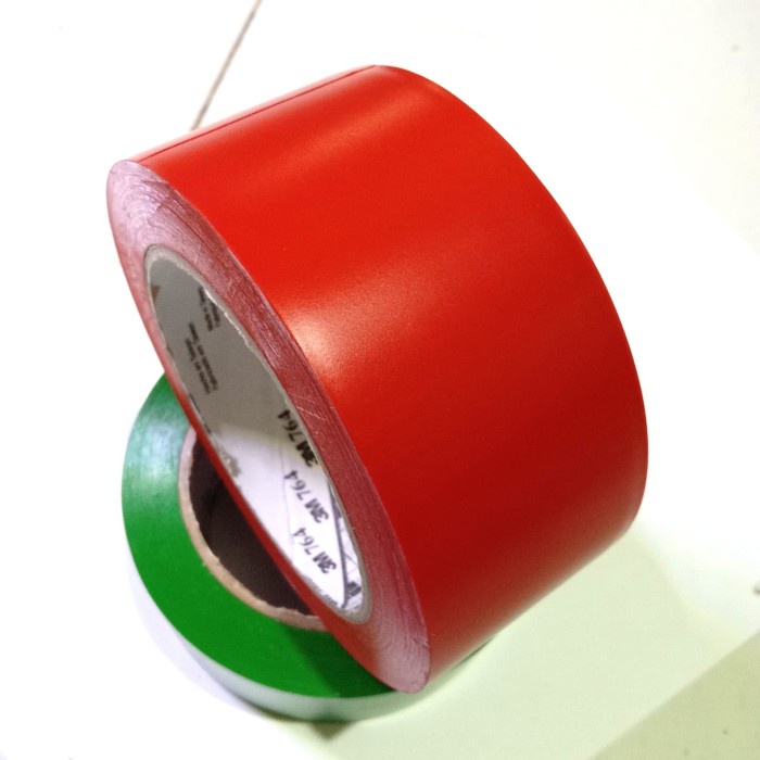 Jual LAKBAN LANTAI 3M 764 MERAH-FLOOR MARKING TAPE-ISOLASI LANTAI VINYL ...
