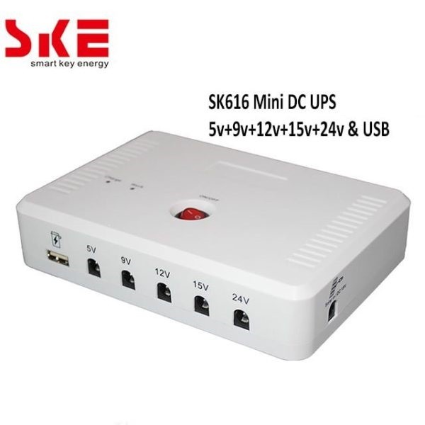Jual DC MINI UPS SKE SK616 WITH SOLAR PV PORT | Shopee Indonesia