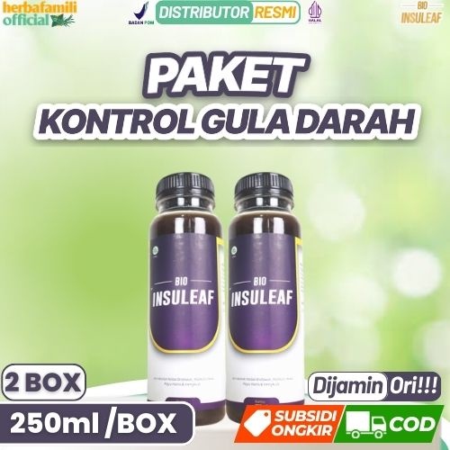 Jual PAKET 2 BOTOL BIO INSULEAF ORIGINAL 100% | Bioinsuleaf Daun ...