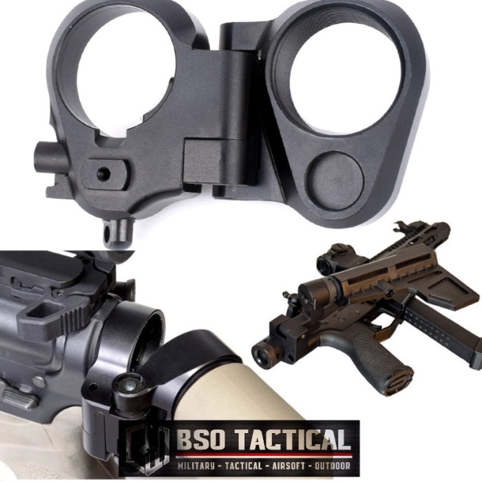 Jual Law Tactical Folding Stock Adapter Popor Lipat Gbbr M4 M16 ...