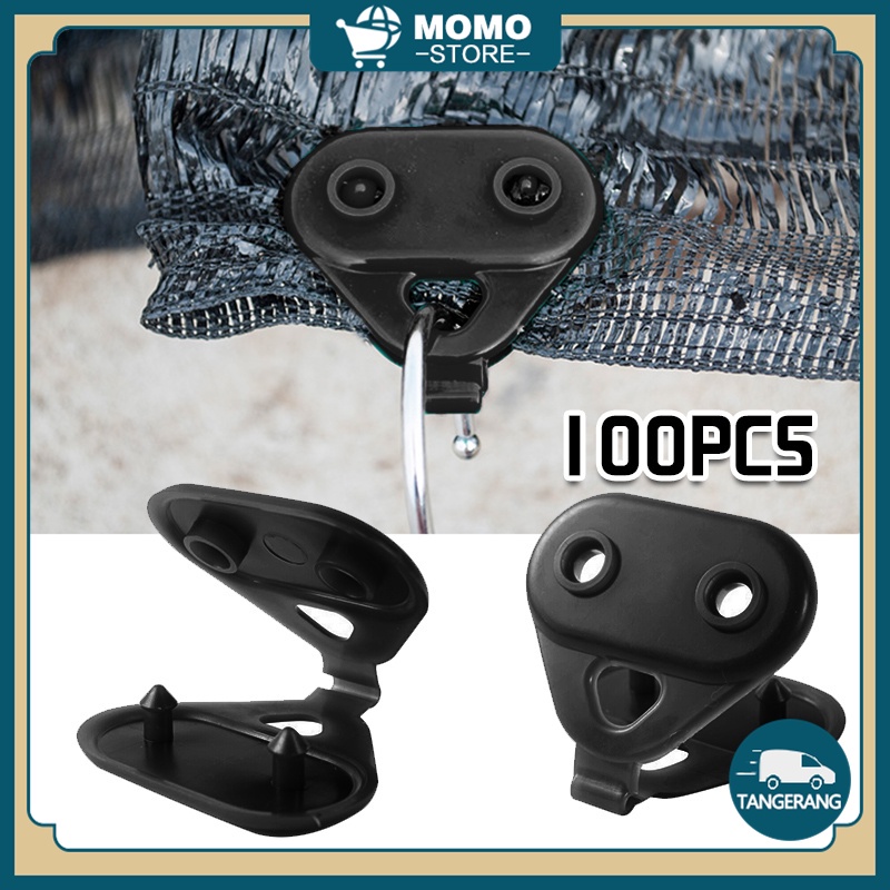 Jual 100 Buah Klip Jaring Paranet Segitiga Clip Paranet PE Jaring Klip ...