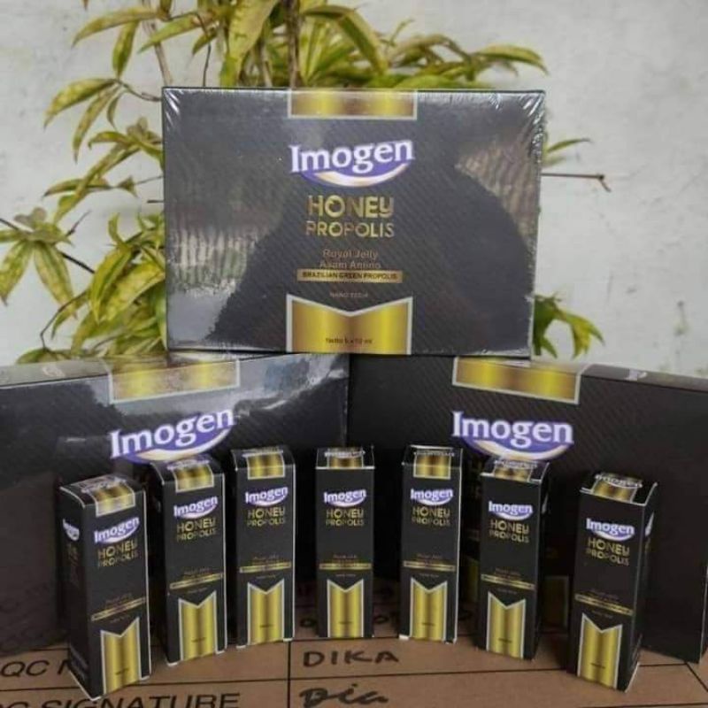 Jual IMOGEN HONEY PROPOLIS ORIGIONAL EX 2026 KEMASAN 1 BOX 7 BOTOL ...