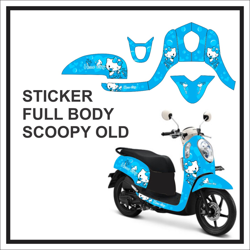 Jual Stiker Sticker Motor SCOOPY Decal Body Scoopy Striping Scopy 2014 ...