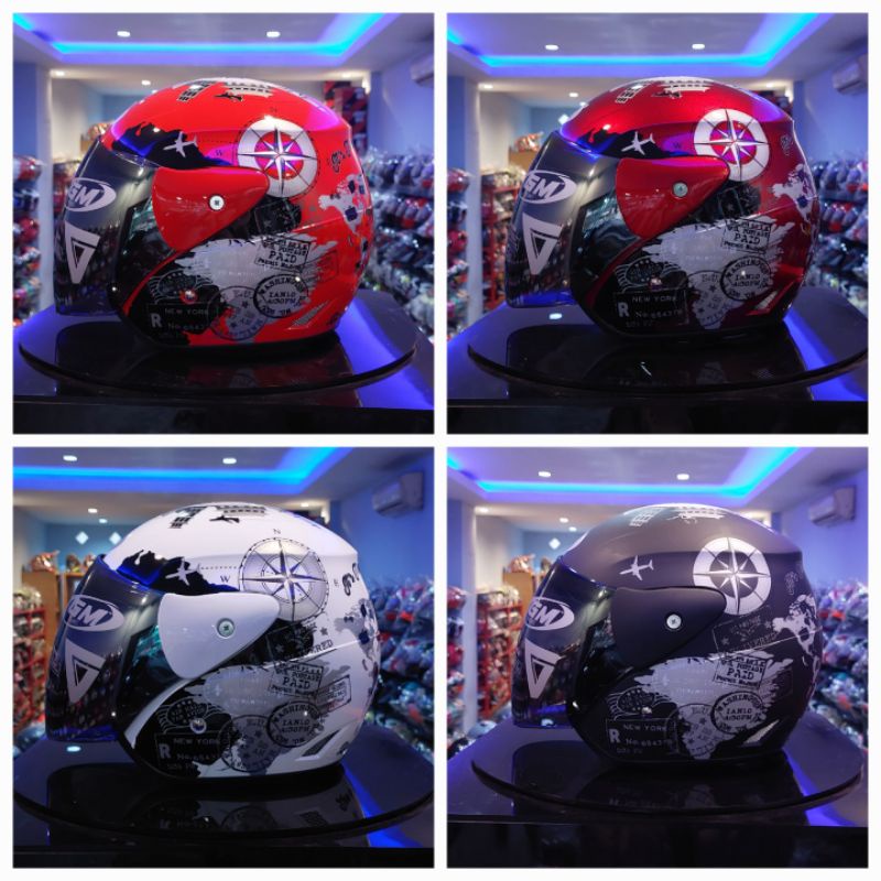 Jual HELM GM EVO TRAVEL | Shopee Indonesia