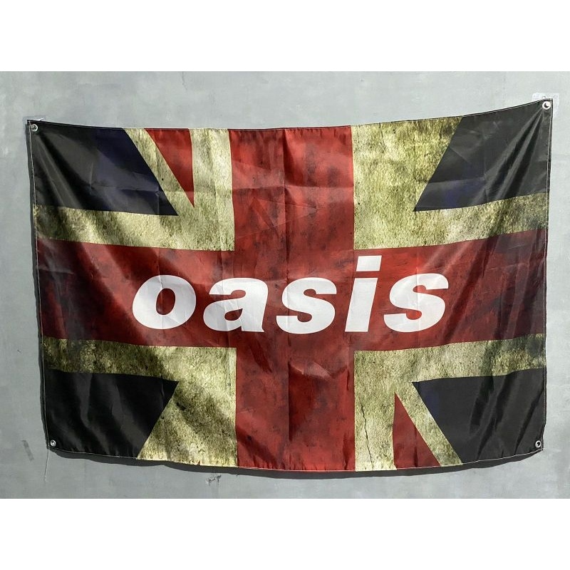 Jual Bendera/Flag/Poster Kain/Niflag Band Oasis | Shopee Indonesia