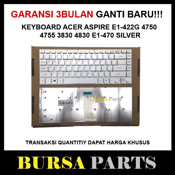 Jual Keyboard Laptop Acer Aspire ES14 ES1-411 ES1-431 V3-472PG ES1-511 ...