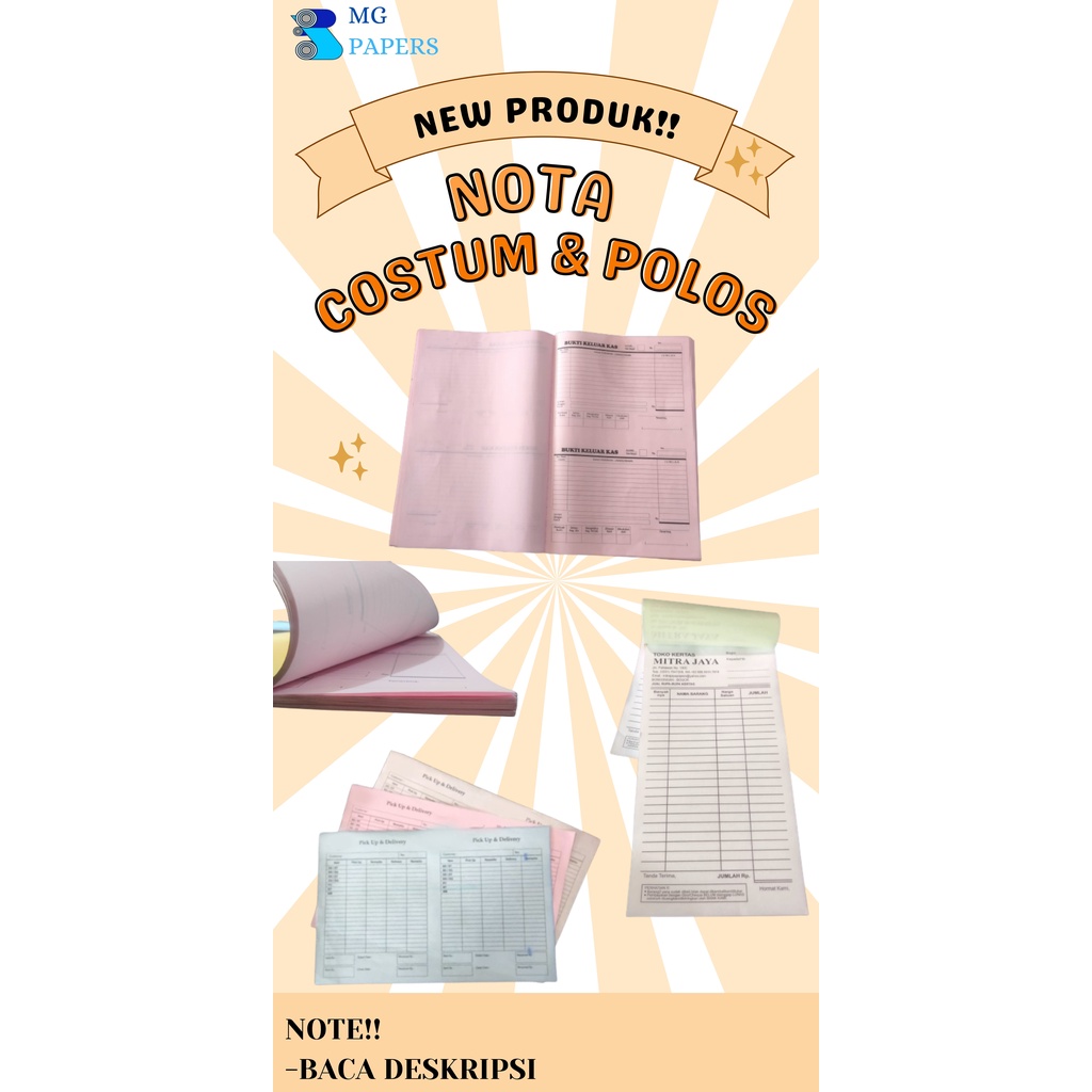 Jual Nota/Surat jalan 1/3 Folio | Shopee Indonesia