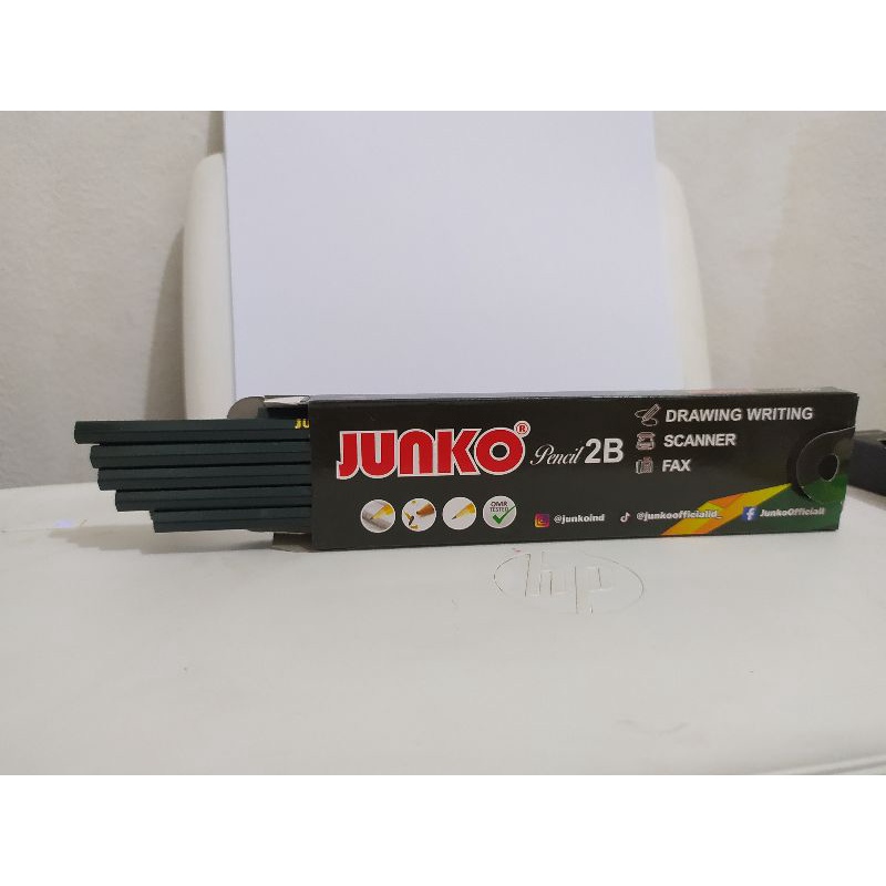 Jual Pencil 2B Junko Satu Box isi 12 Pcs | Shopee Indonesia