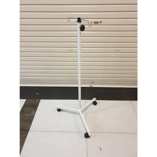 Jual tiang infus besi kaki 3 / gantungan infus rawat inap pasien ...