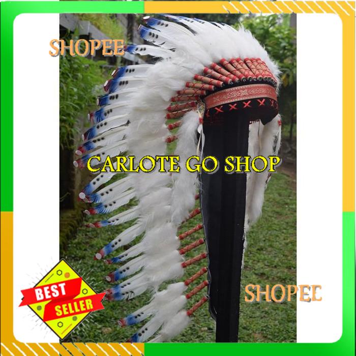 Jual TOPI INDIAN - TOPI SUKU INDIAN INDIAN HEADDRESS MEDIUM ANGSA ...