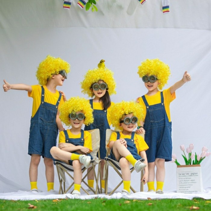 Jual Minion yellow wig Minion rambut palsu kuning despicable me ...