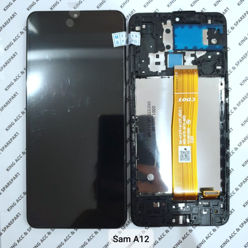 Jual LCD TOUCHSCREEN + FRAME SAMSUNG GALAXY A02 A022 / A12 A125 / M12 ...