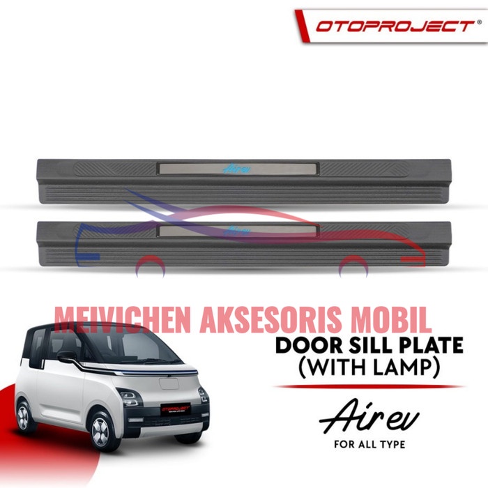Jual Door Sill Plate Mobil Wuling Air Ev With Lamp Ori Design (2pcs ...
