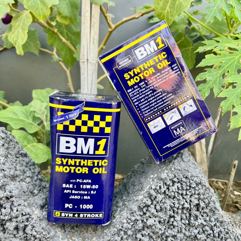 Jual Oil Oli BM 1 PC 1000 15W50 ( 0,8 ML / 800ml-1LT 1000ml ) | Shopee ...