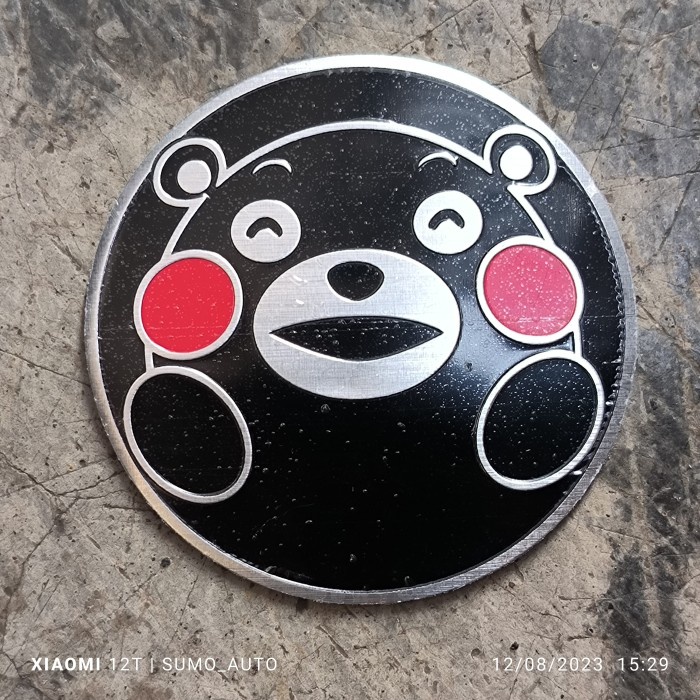 Jual Asli emblem logo KUMAMON jdm bahan alumunium Terbatas | Shopee ...