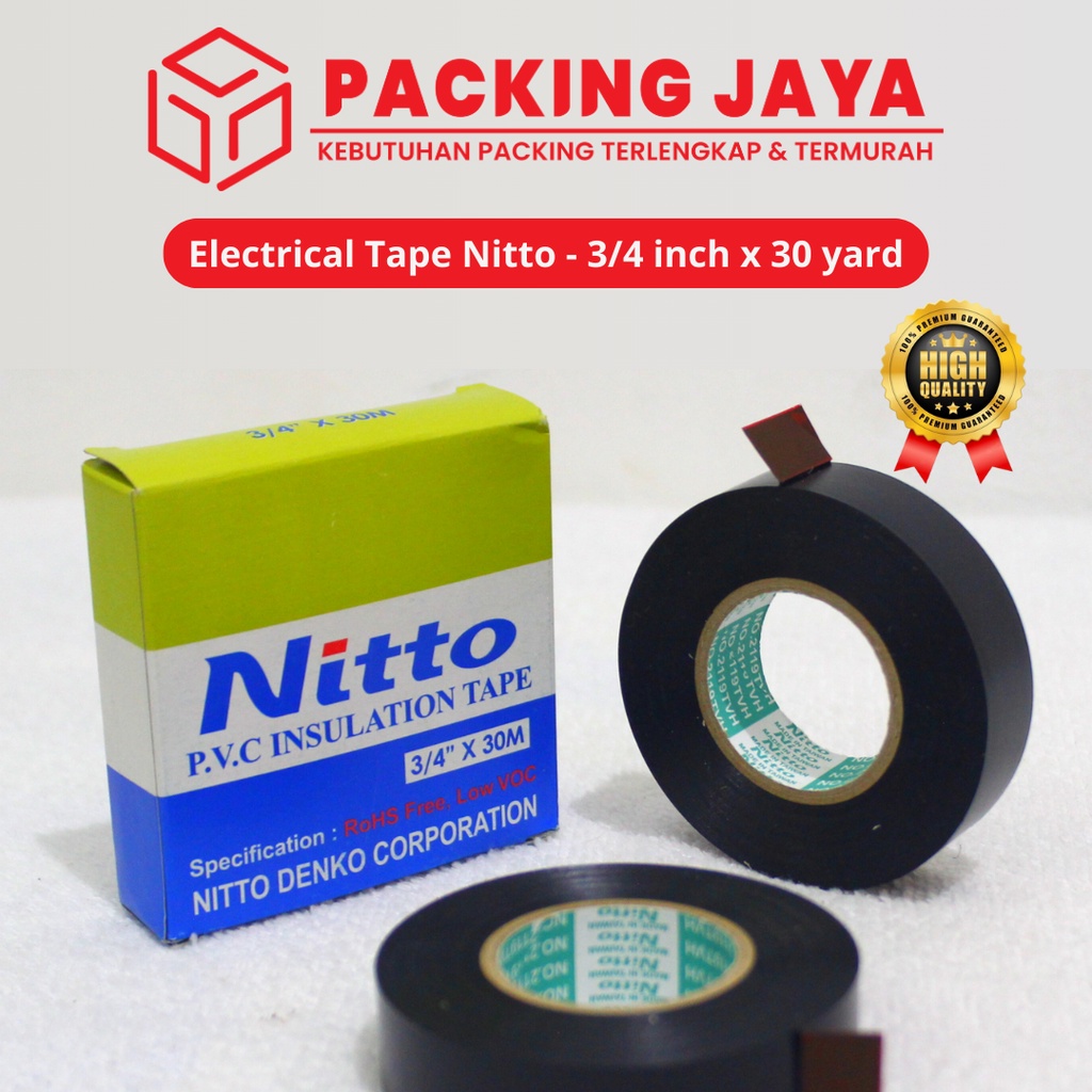 Jual Lakban Listrik / Isolasi NITTO / Isolasi National / isolasi ...
