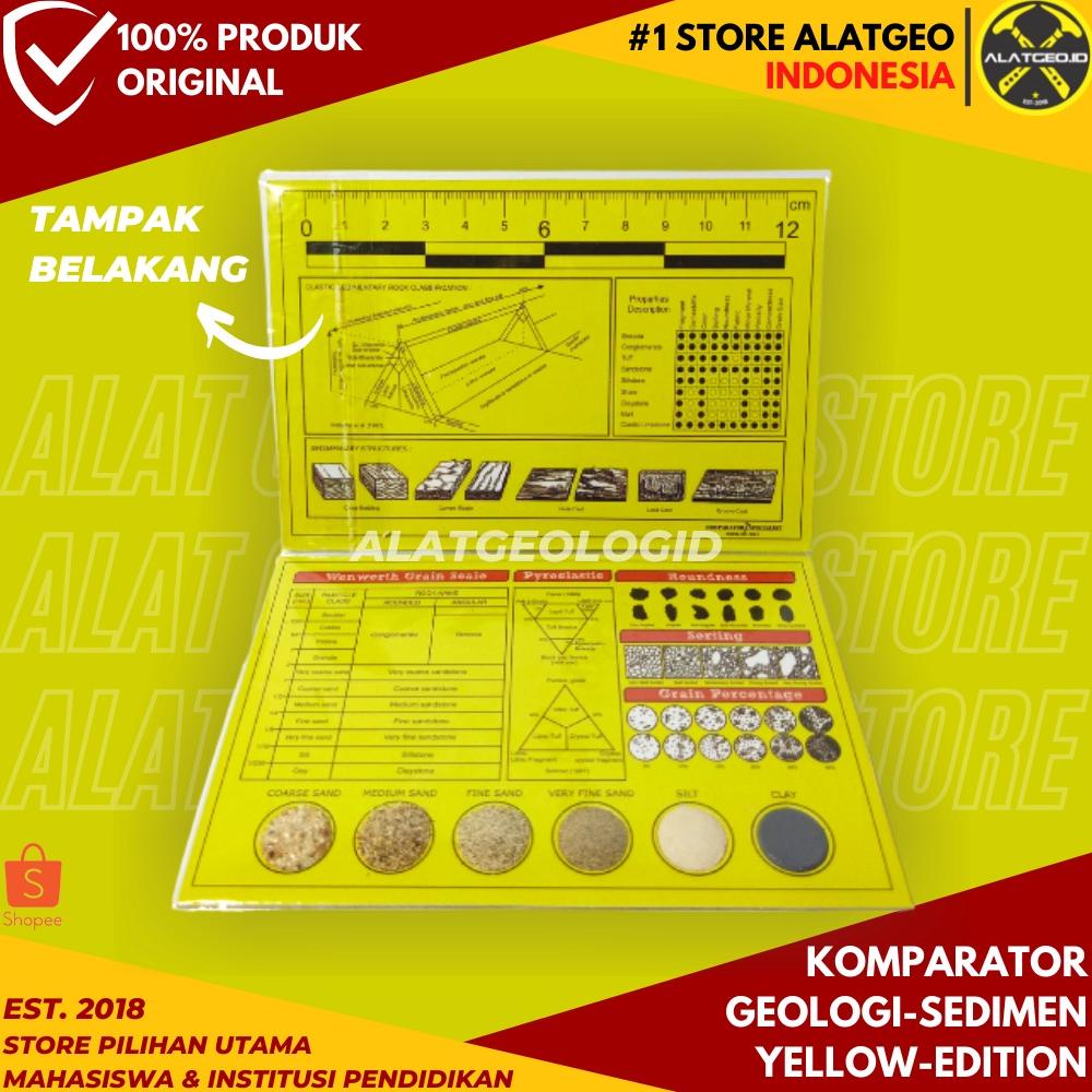 Jual Terjangkau KOMPARATOR GEOLOGI Batuan Sedimen Butir Skala Wentworth ...