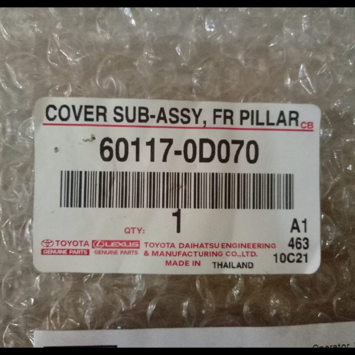 Jual Original Cover Segitiga Fender Kanan Yaris Bakpau 60117-0D070 Tahun 2009/2010 Bisa Sameday ...