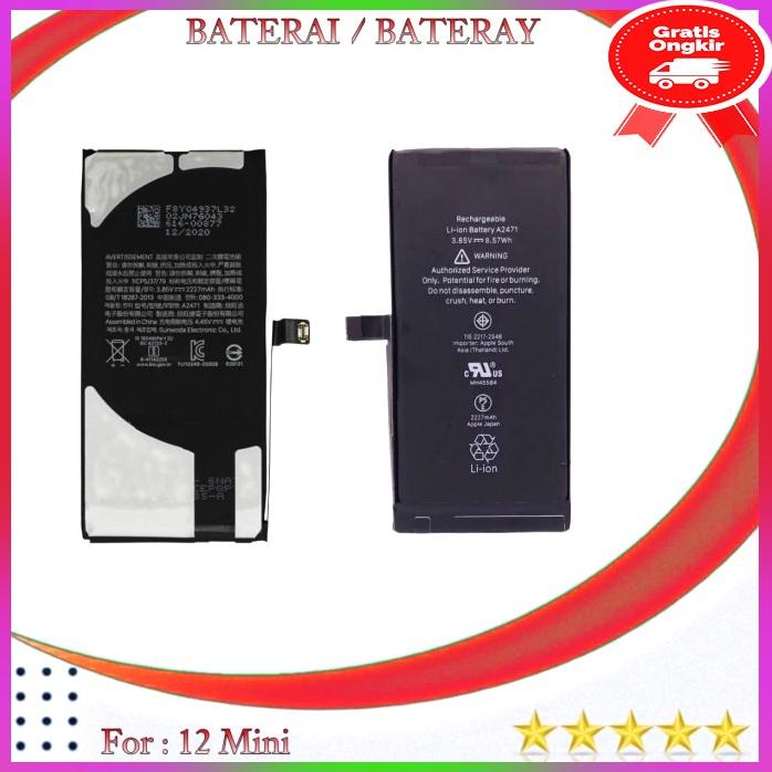 Jual Baterai Iphone 12 Mini 2227Mah Original Garansi New | Shopee Indonesia
