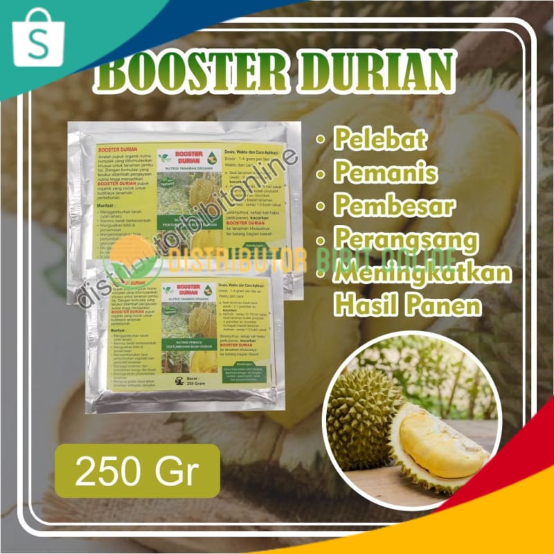 Jual Pupuk Booster Organik Pelebat Buah Durian Dan Perangsang Durian Agar Cepat Berbuah | Shopee ...