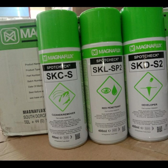 Jual Magnaflux Spotcheck (Cleaner, Developer, Penetrant) | Shopee Indonesia