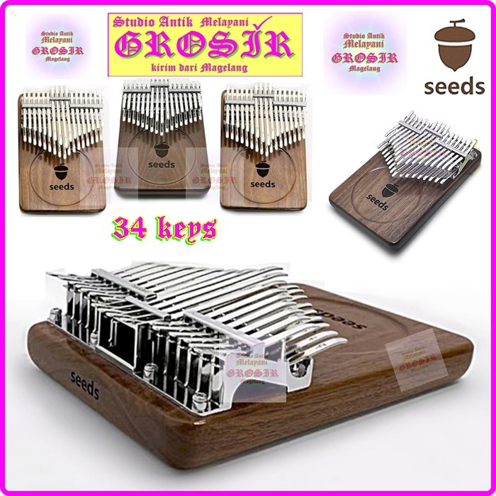 Jual Kalimba - Kalimba Seeds 34 Keys - Seeds Kalimba - Piano Jari ...