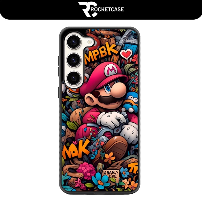 Jual Case Casing Samsung Galaxy S25 S24 S23 S22 S21 S20 FE Plus Ultra Super Mario NV0600 ...