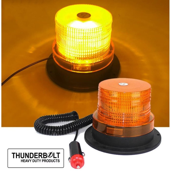 Jual Cod - Rotary Lamp, Warning Light, Lampu Rotary Wl69 Led Red ...