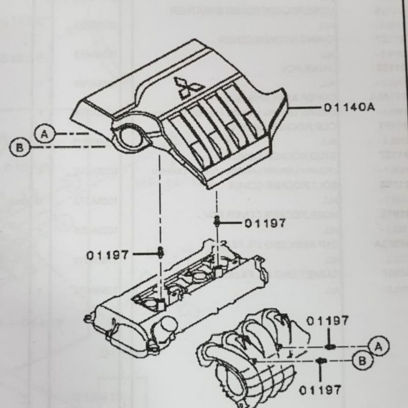 Jual Baut Cover Engine Tutup Mesin Asli Mitsubishi Xpander | Shopee ...