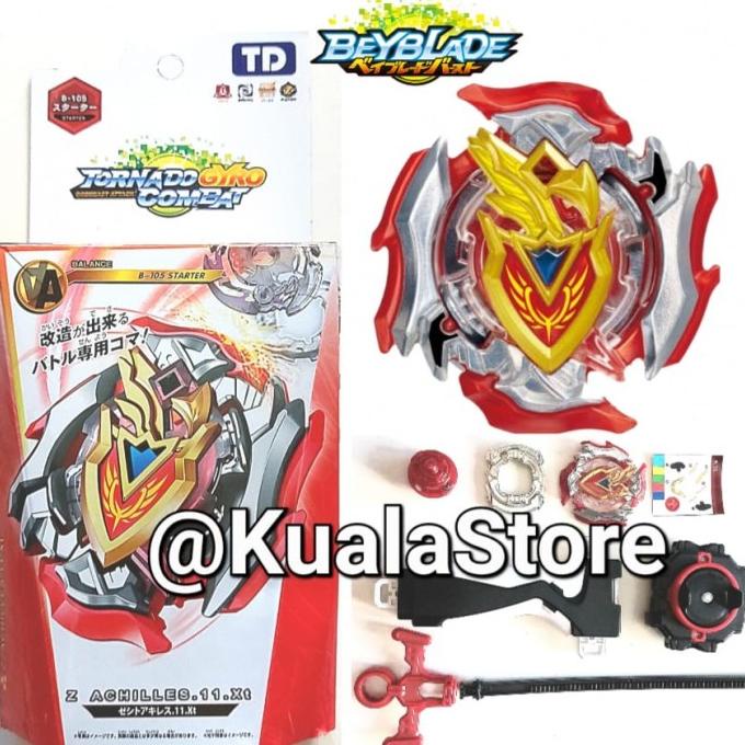 Jual Beyblade Burst Z Achilles B105 Handgrip LR Launcher Super Metal ...