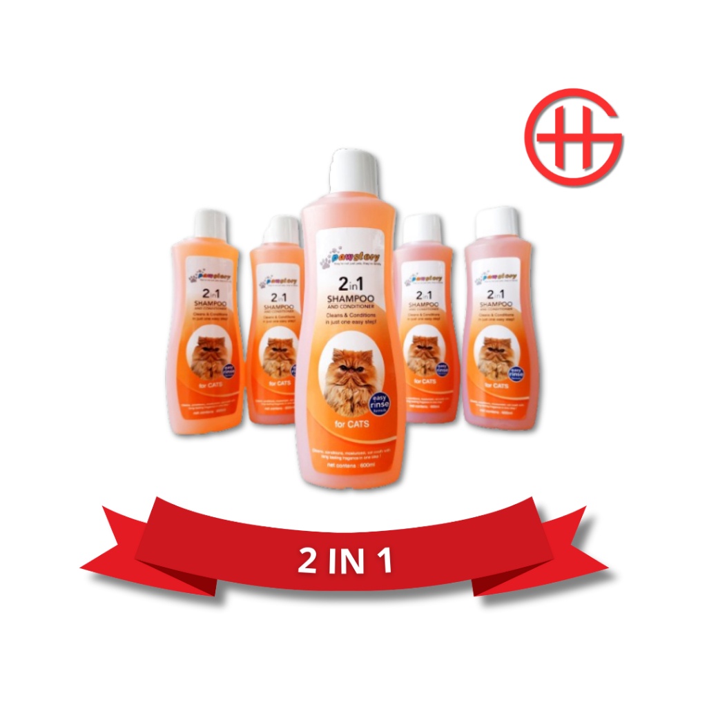 Jual GH Shampoo Kucing PAWSTORY CAT 2IN1 600ml | Sampo & Kondisioner | Shopee Indonesia