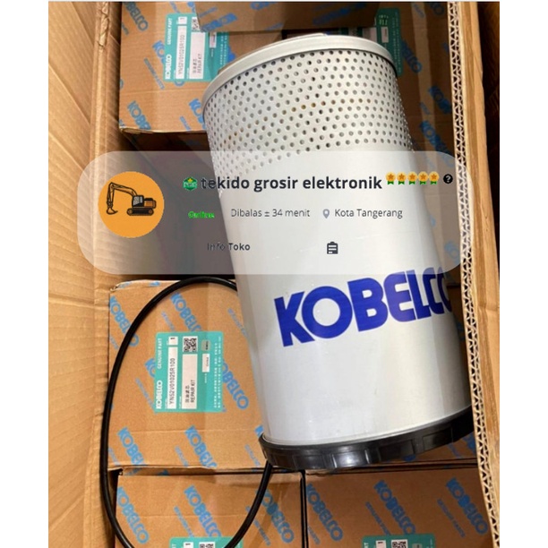 Jual Element Kit Yn52V01025R100 Filter Tangki Hidrolik Sk200-10 Kobelco ...