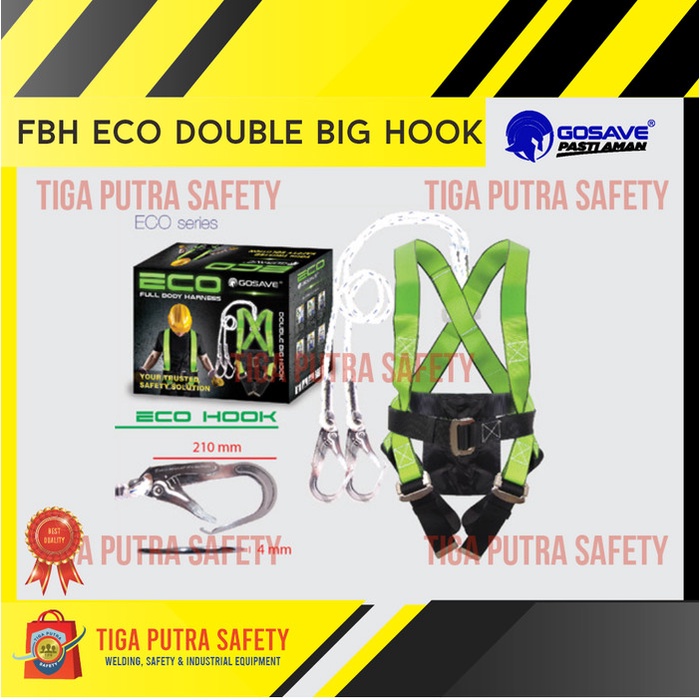 Jual [Original] Full Body Harnes Double Big Hook Gosave Diskon | Shopee ...