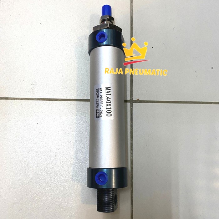 Jual COD Cylinder Pneumatic Angin Double Acting Mal 40X100 Body Aluminium Bisa Gojek | Shopee ...